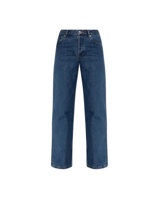 A.P.C. Straight Jeans in Blue | Lyst UK