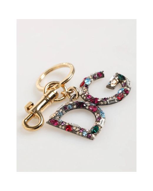 Dolce & Gabbana Keychains in Metallic | Lyst UK