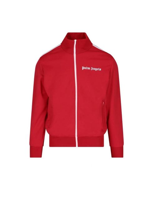 Palm Angels Zip-Throughs in Red for Men | Lyst UK