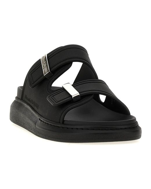 McQueen Sliders in Black | Lyst UK