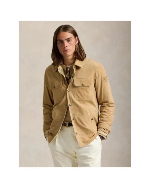 Polo Ralph Lauren Light Jackets in Natural for Men | Lyst