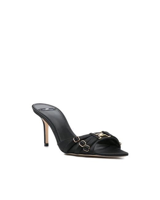 Elisabetta Franchi Pointed Toe Slip-On Shoes in Black | Lyst UK
