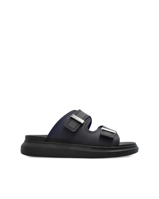 McQueen Sliders in Blue for Men | Lyst UK
