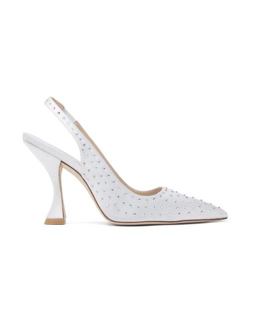 Stuart Weitzman SilberpvC -Pumpen in Weiß | Lyst DE
