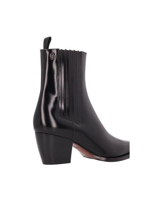 Dior Cowboy Boots in Black | Lyst UK