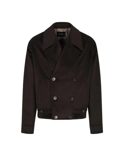 Emporio Armani Light Jackets in Black for Men | Lyst UK