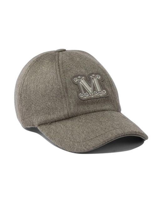 Max Mara Caps in Grey | Lyst UK