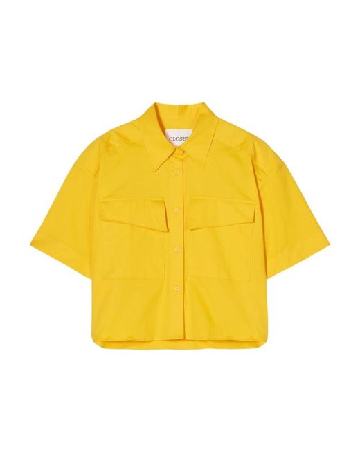 Closed Shirts in Yellow | Lyst