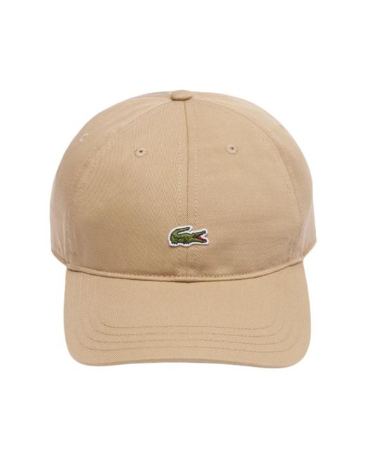 Lacoste Caps in Natural for Men | Lyst