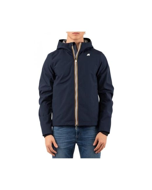 K-Way Winter Jackets in Blue for Men | Lyst UK