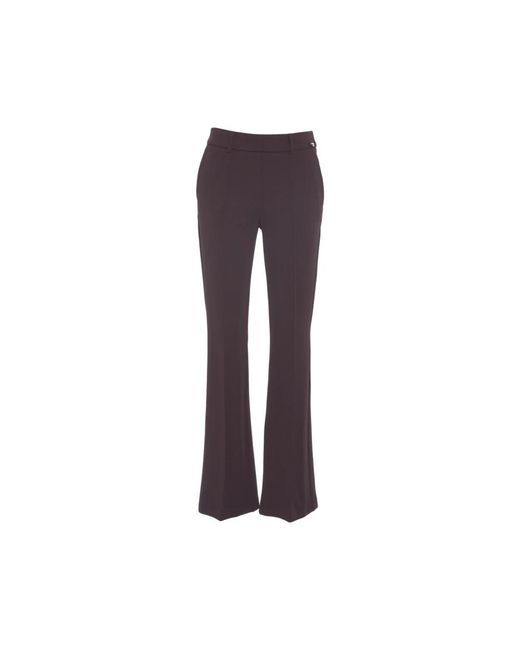 Cambio Wide Trousers in Purple | Lyst UK