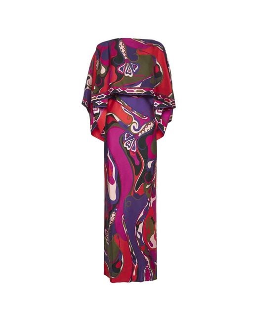 PUCCI Maxi Dresses in Red | Lyst UK