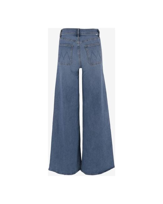 Mother Wide Jeans in Blue | Lyst UK