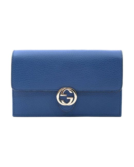 Gucci Wallets & Cardholders in Blue | Lyst