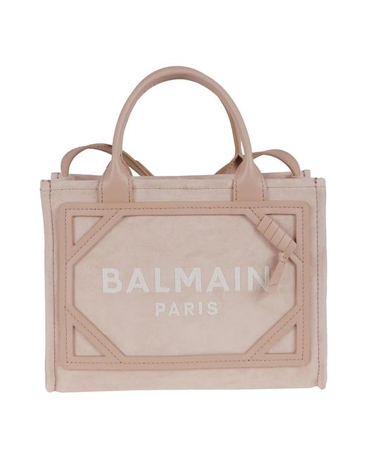 Balmain Tote Bags in Pink | Lyst UK