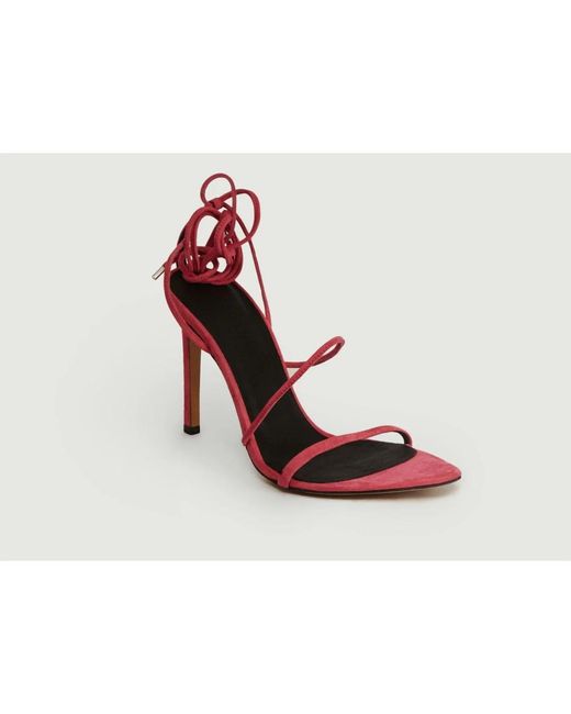 IRO High Heel Sandals in Red | Lyst