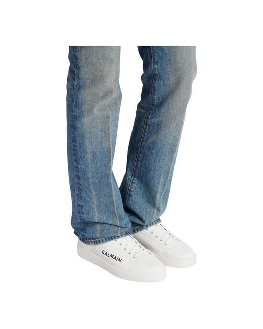 Balmain Sneakers in White for Men | Lyst UK