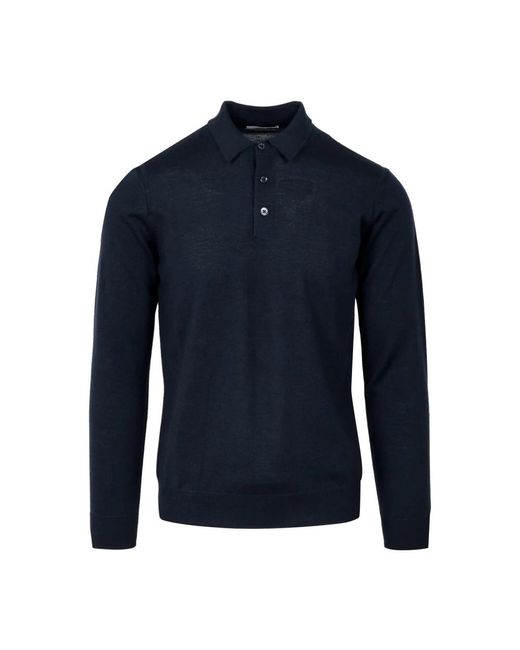 Paolo Pecora Polo Shirts in Blue for Men | Lyst UK