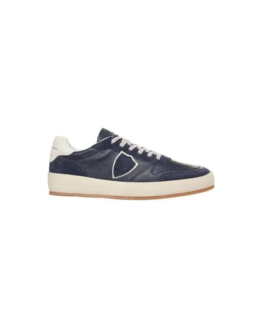 Philippe Model Nice Low' Sneakers in Blue for Men | Lyst UK