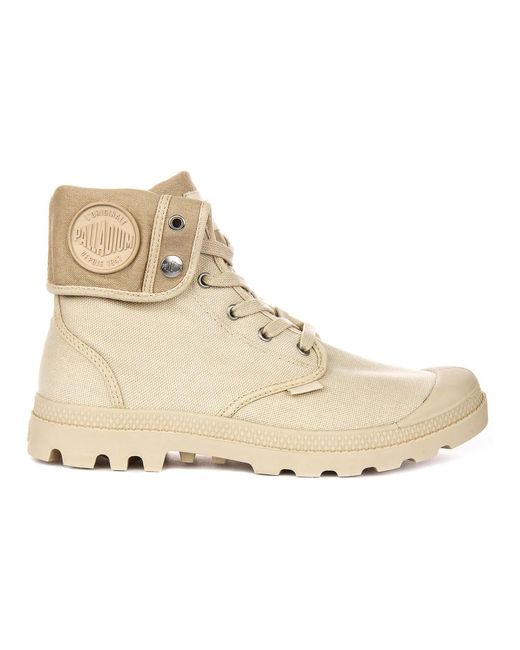 Palladium Lace-Up Boots in Natural for Men | Lyst UK