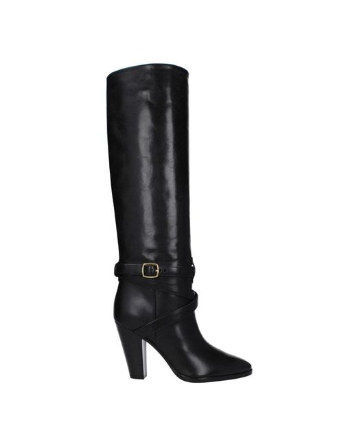Celine Cowboy Boots in Black | Lyst UK