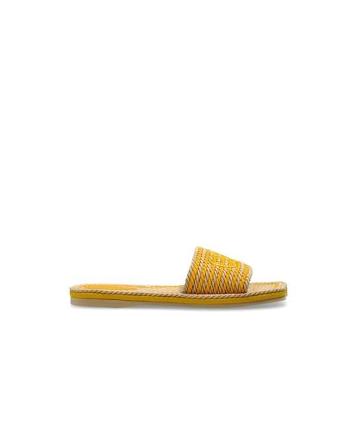 Chloé Sliders in Yellow | Lyst