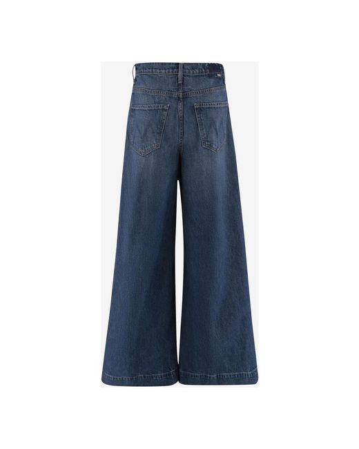 Mother Wide Jeans in Blue | Lyst UK