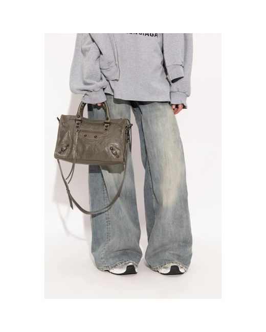 Balenciaga Handbags in Gray | Lyst