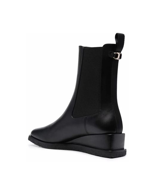 Ferragamo Chelsea Boots in Black | Lyst UK