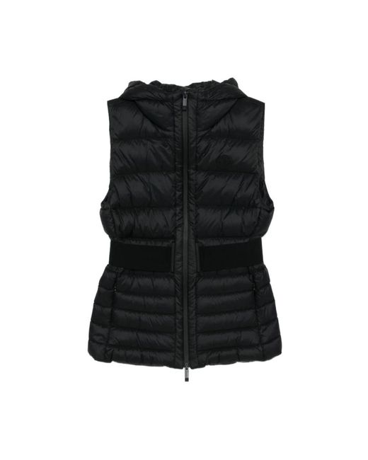 Moncler Melia Weste in Schwarz | Lyst DE