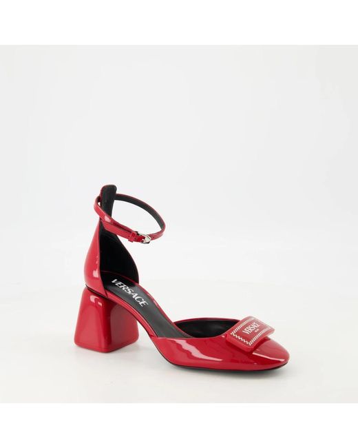 Versace Pumps in Red | Lyst