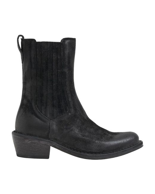 Moma Cowboy Boots in Black | Lyst UK