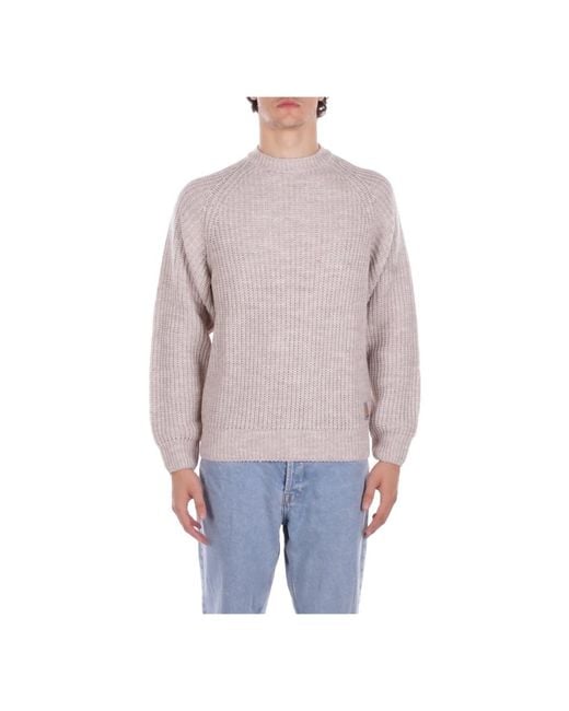 Carhartt Round-Neck Knitwear in Purple for Men | Lyst UK