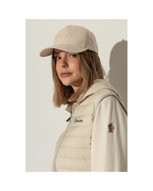 Moncler Caps in Natural | Lyst