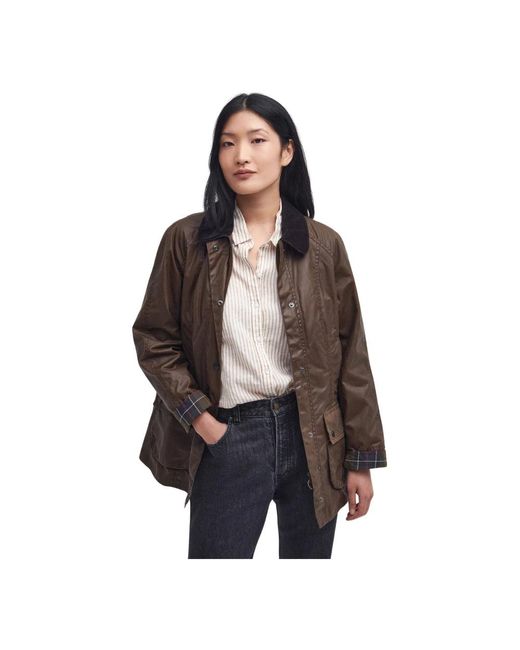 Barbour Light Jackets in Brown | Lyst UK