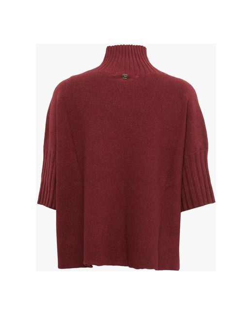 Manila Grace Turtlenecks in Red | Lyst UK