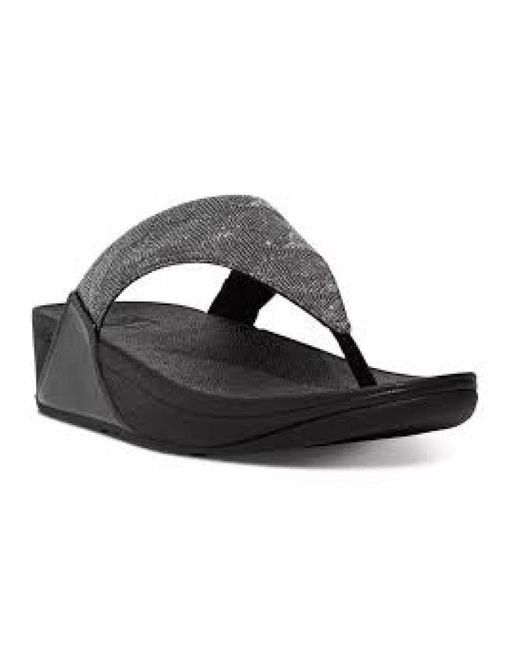 Fitflop Flip Flops in Black | Lyst UK