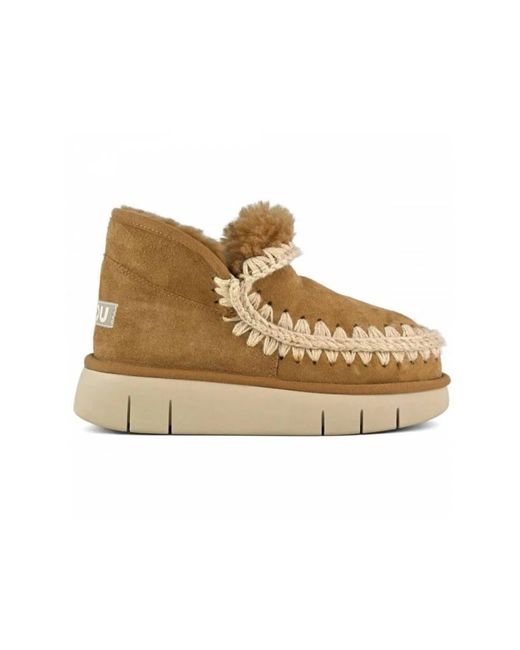 Mou Winter Boots in Natural | Lyst UK