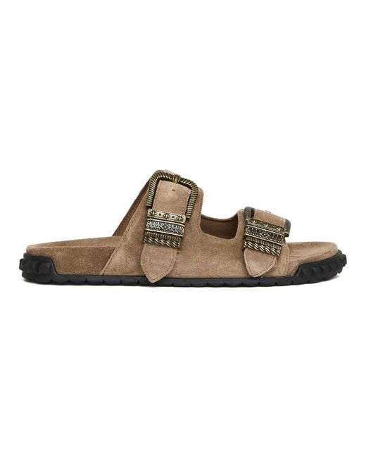 Ash Sliders in Brown | Lyst UK