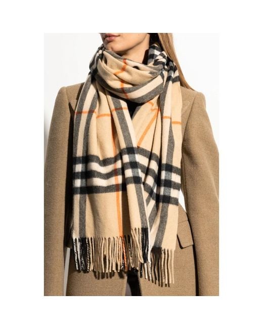 Burberry Winter Scarves in Black | Lyst UK