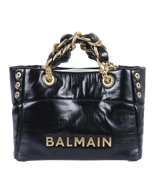 Balmain Handbags in Black | Lyst