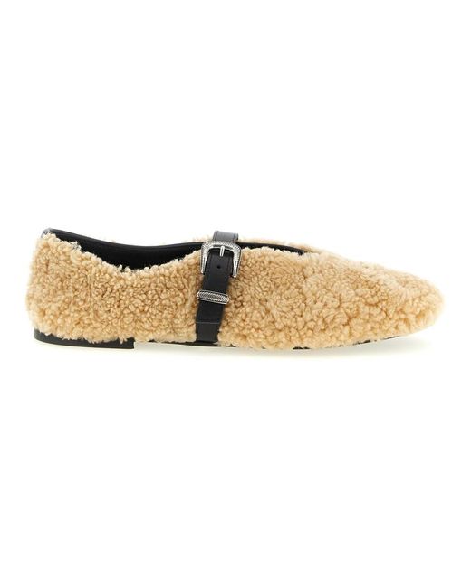 KATE CATE Ballerina Shoes in Natural | Lyst UK