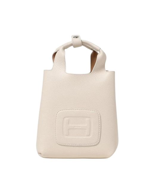 Hogan Handbags in Natural | Lyst