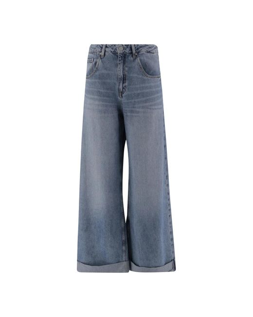AG Jeans Wide Jeans in Blue | Lyst UK