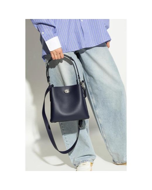 COACH Handbags in Blue | Lyst
