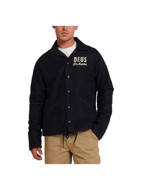 Deus Ex Machina Light Jackets in Black for Men | Lyst UK