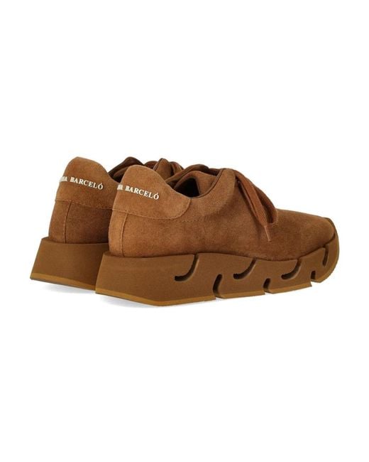 Paloma Barceló Sneakers in Brown | Lyst UK