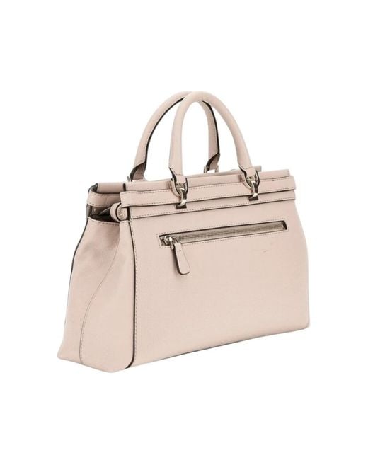 Guess Handbags in Natural | Lyst