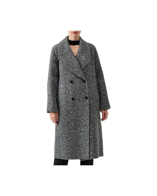 Ermanno Scervino Double-Breasted Coats in Grey | Lyst UK