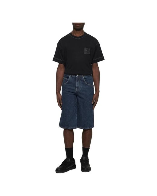 Givenchy Denim Shorts in Blue | Lyst UK